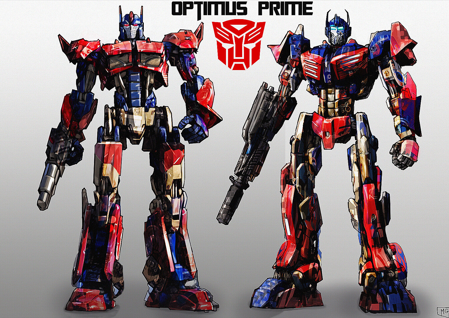 ArtStation - Transformers - Optimus Prime