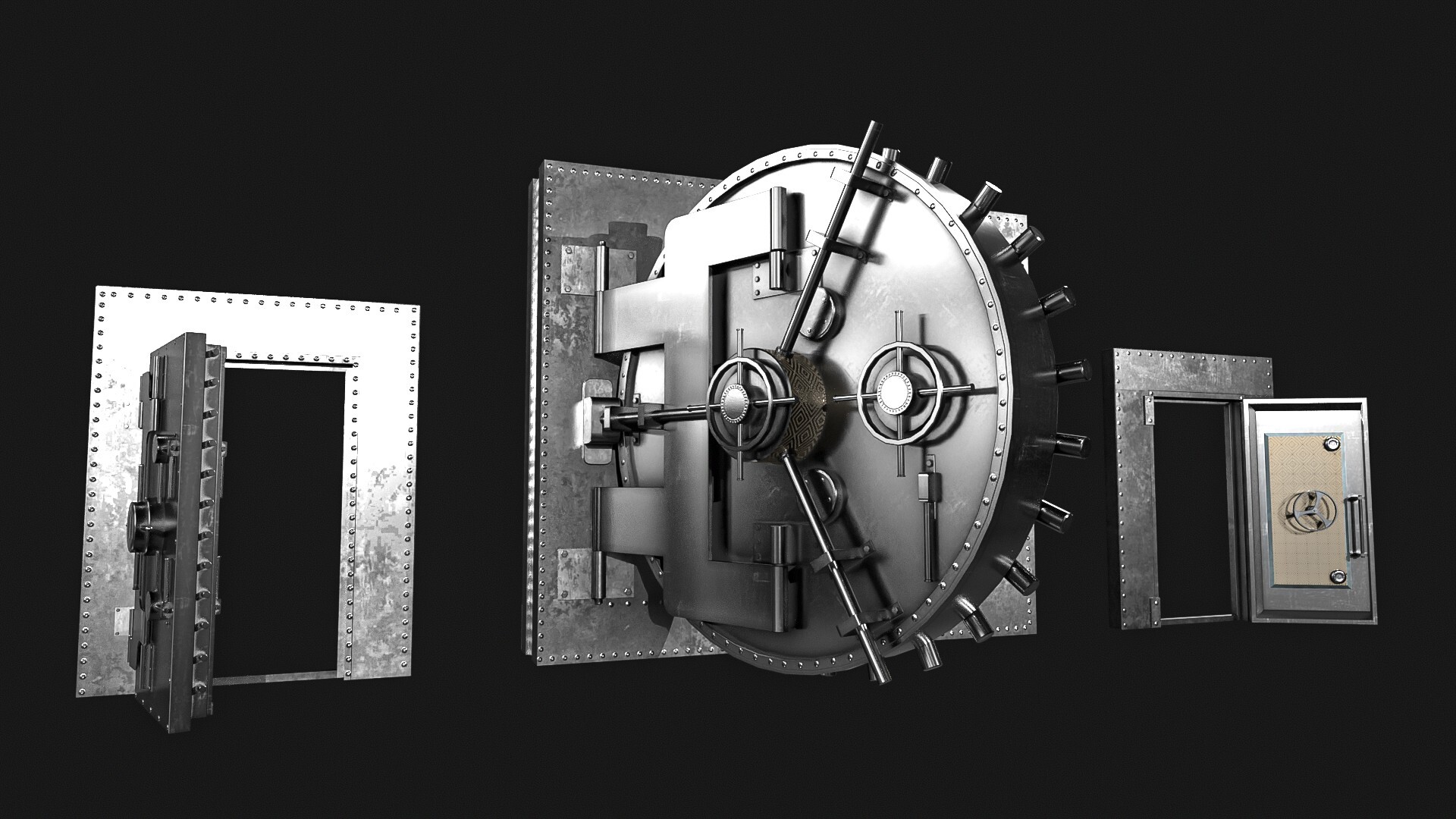 ArtStation - Bank vault door