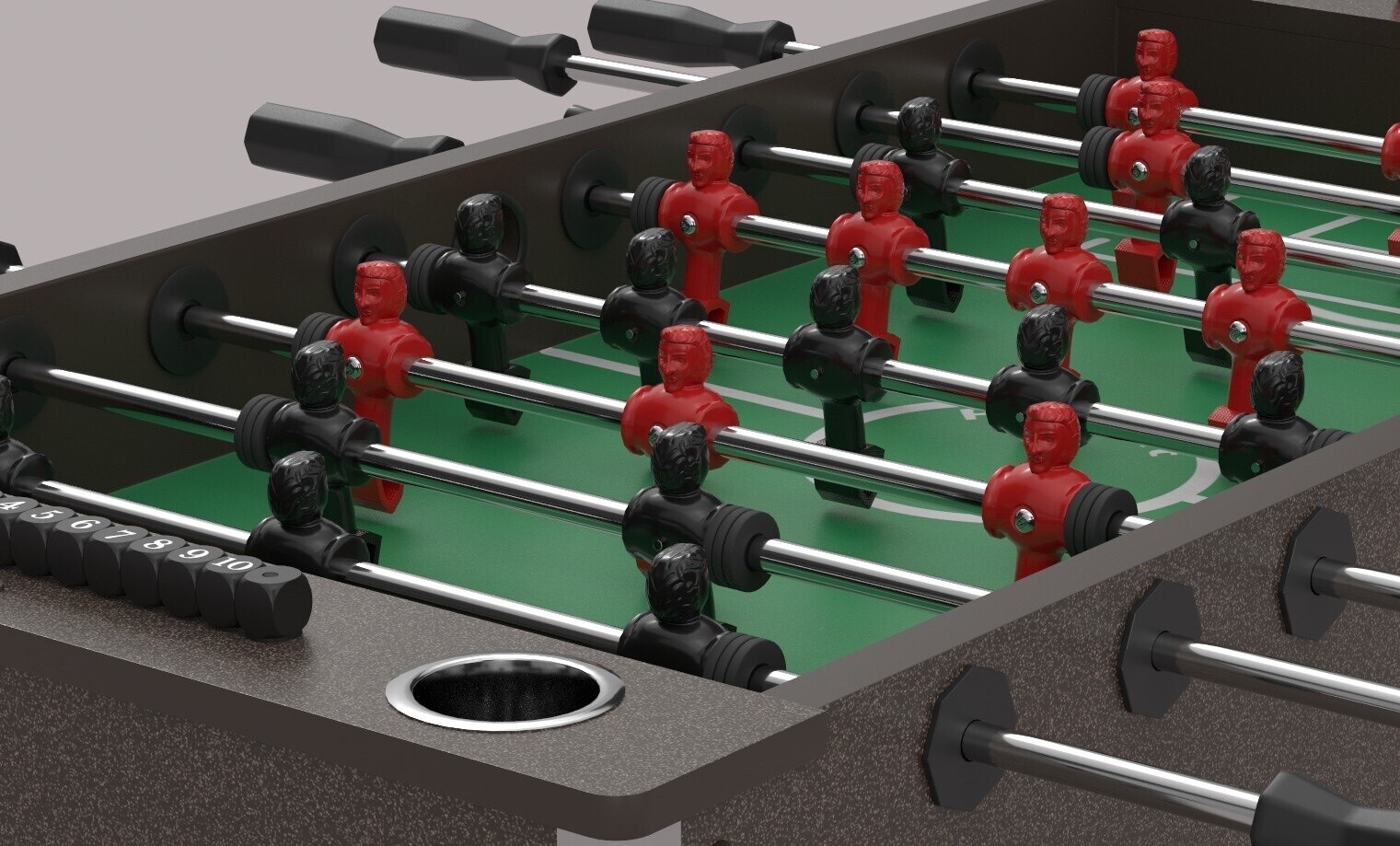 ArtStation - Play craft pitch foosball table