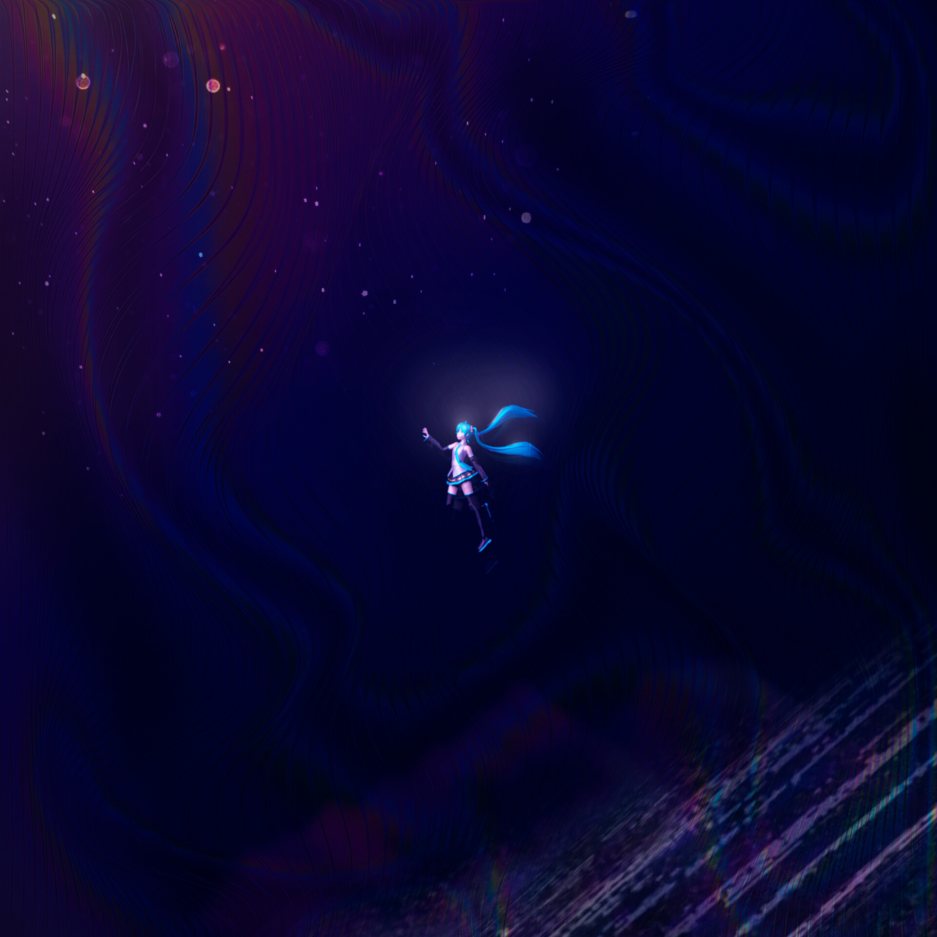 ArtStation - miku in space