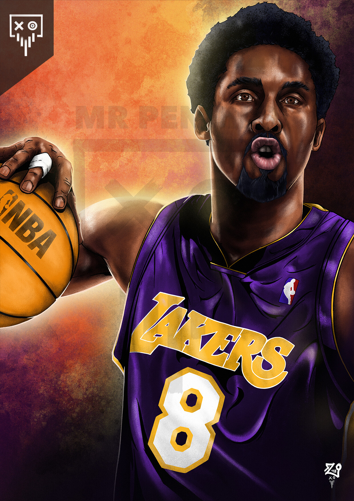 ArtStation - Kobe Bryant by Mr Pencils (2023)