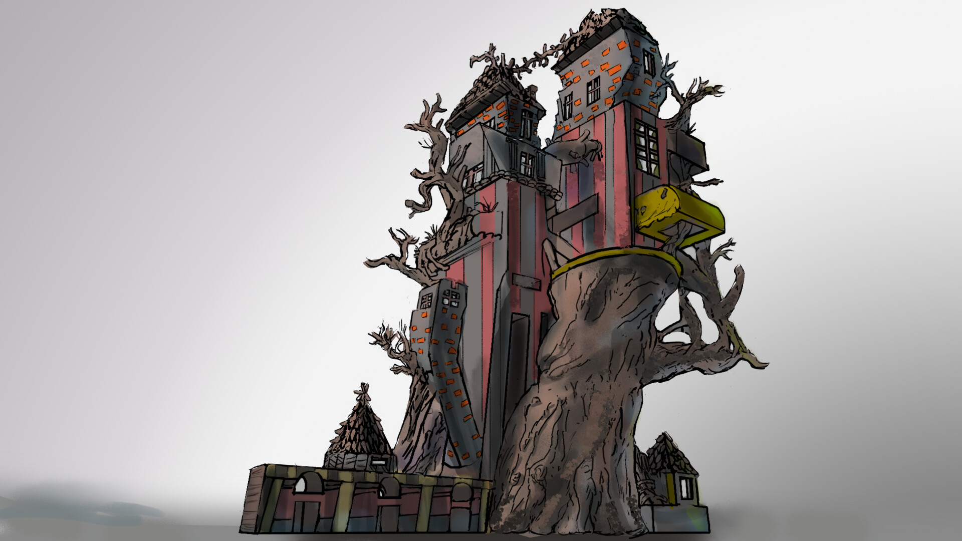 ArtStation - Tree castle