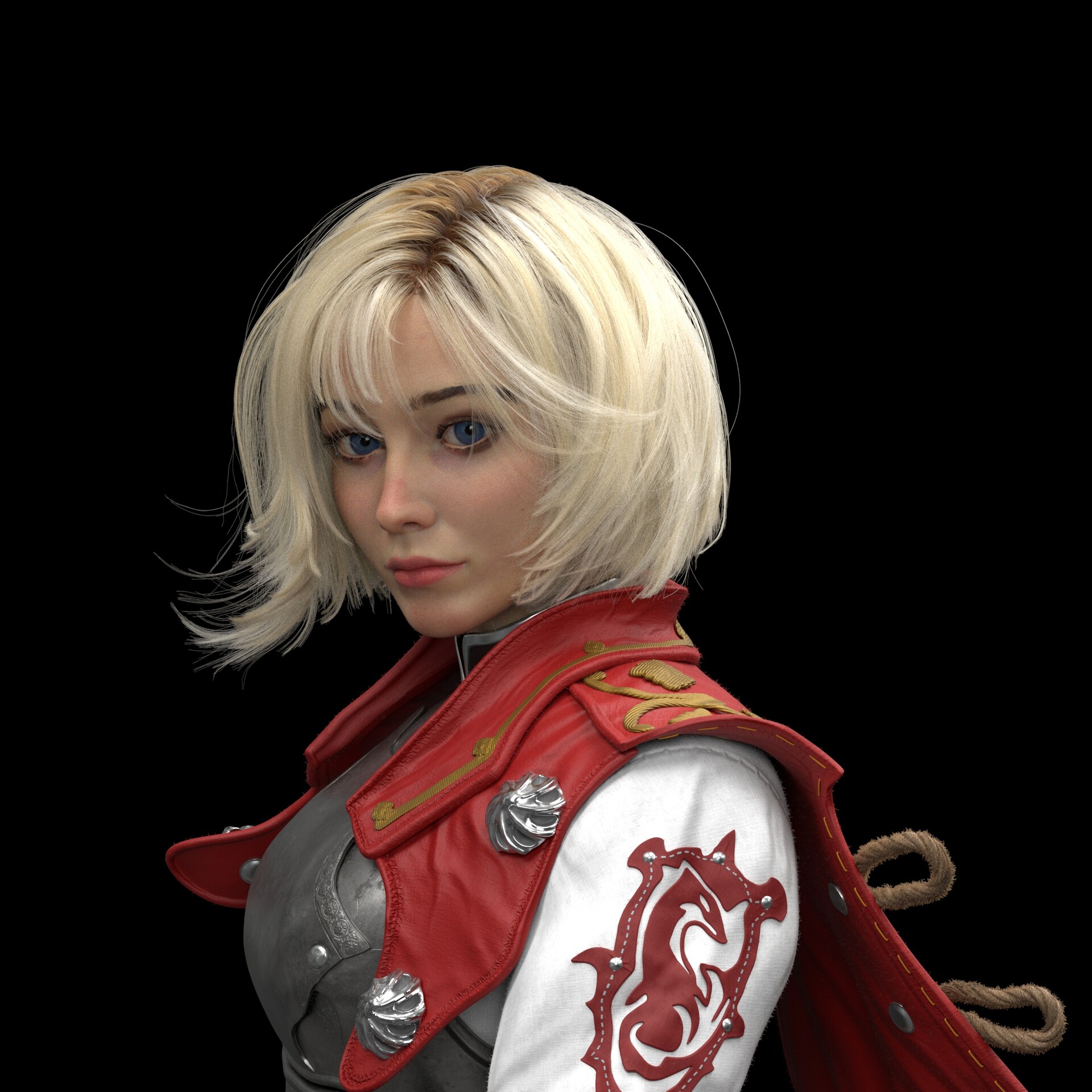 ArtStation - Red Fox knight