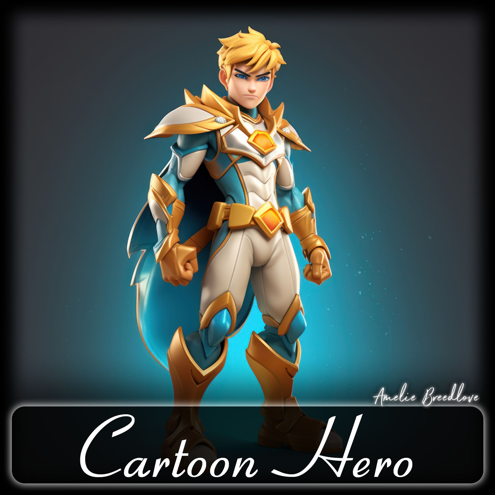 ArtStation - 200 Cartoon Hero Character (Full Body) Reference Pack | 4K ...