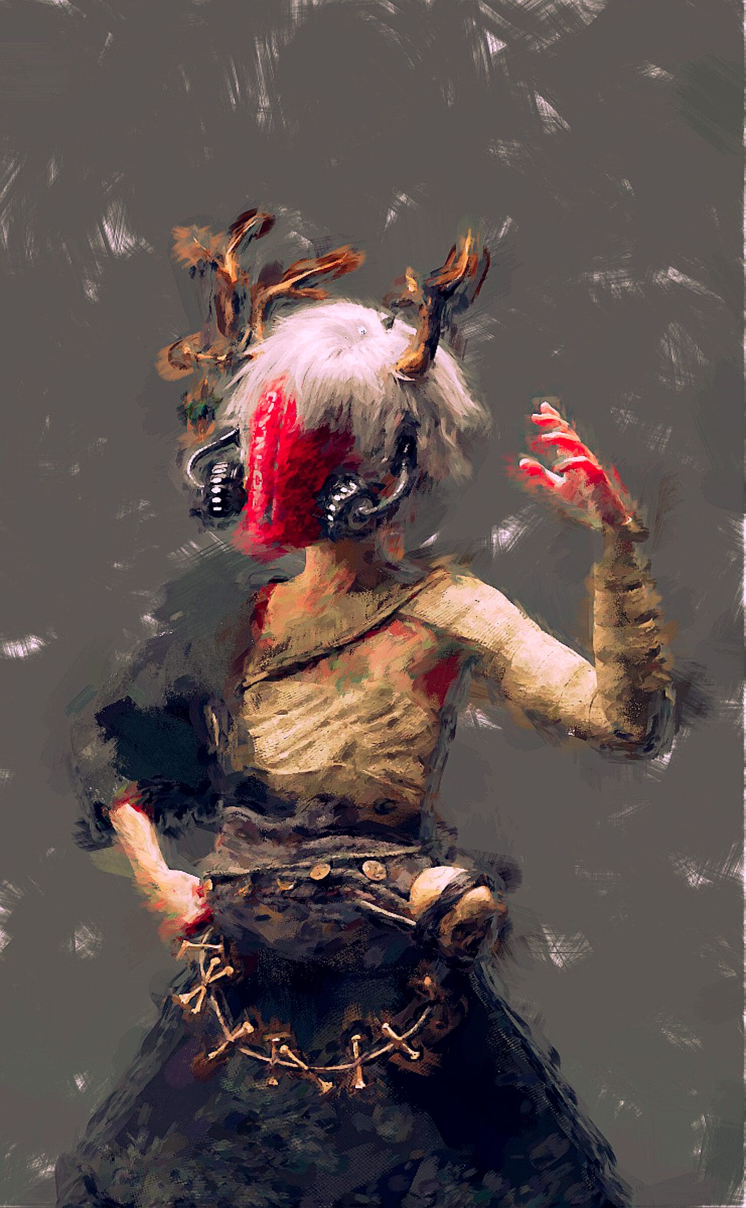 ArtStation - Cyber-skinwalker