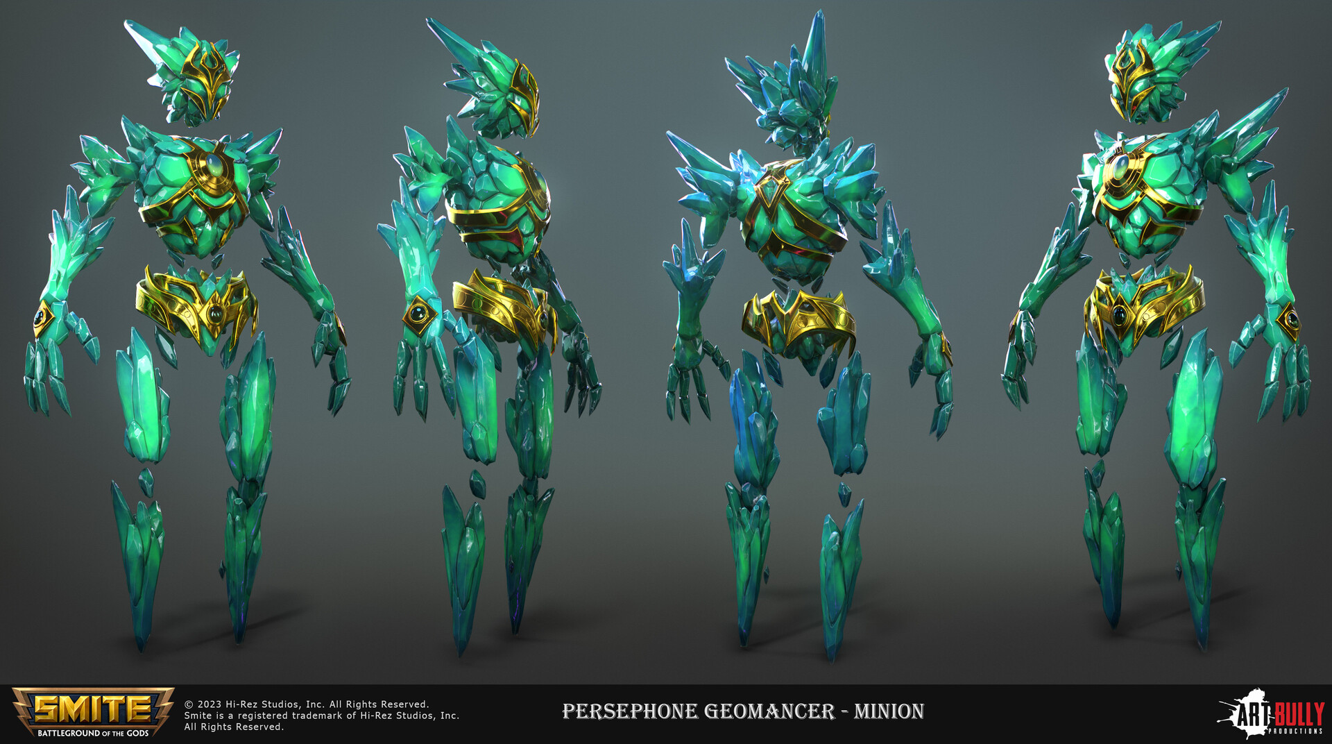 ArtStation - SMITE - Persephone Geomancer minion