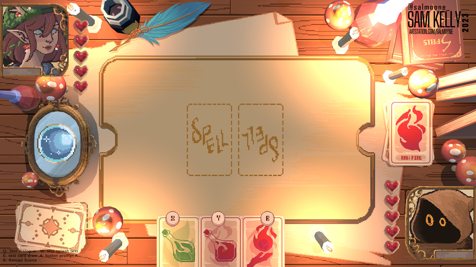 Sam Kelly - Quickspell - Game Development progress