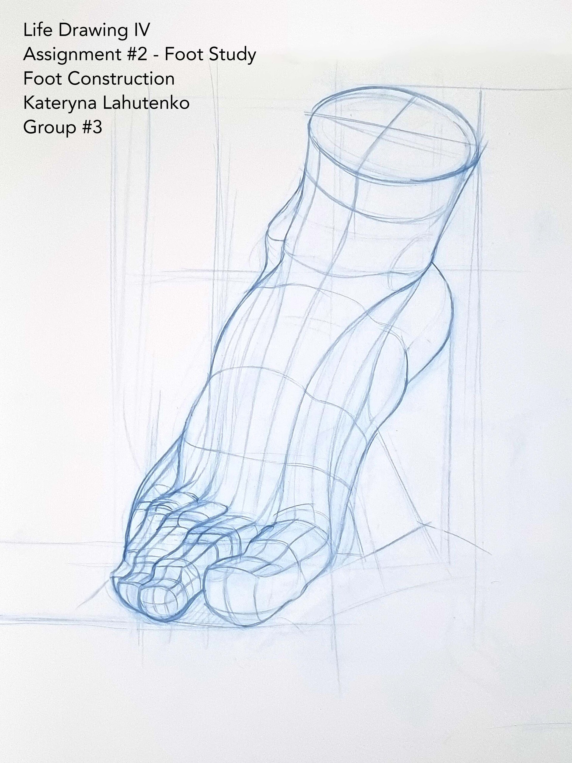Feet Gestures Drawing