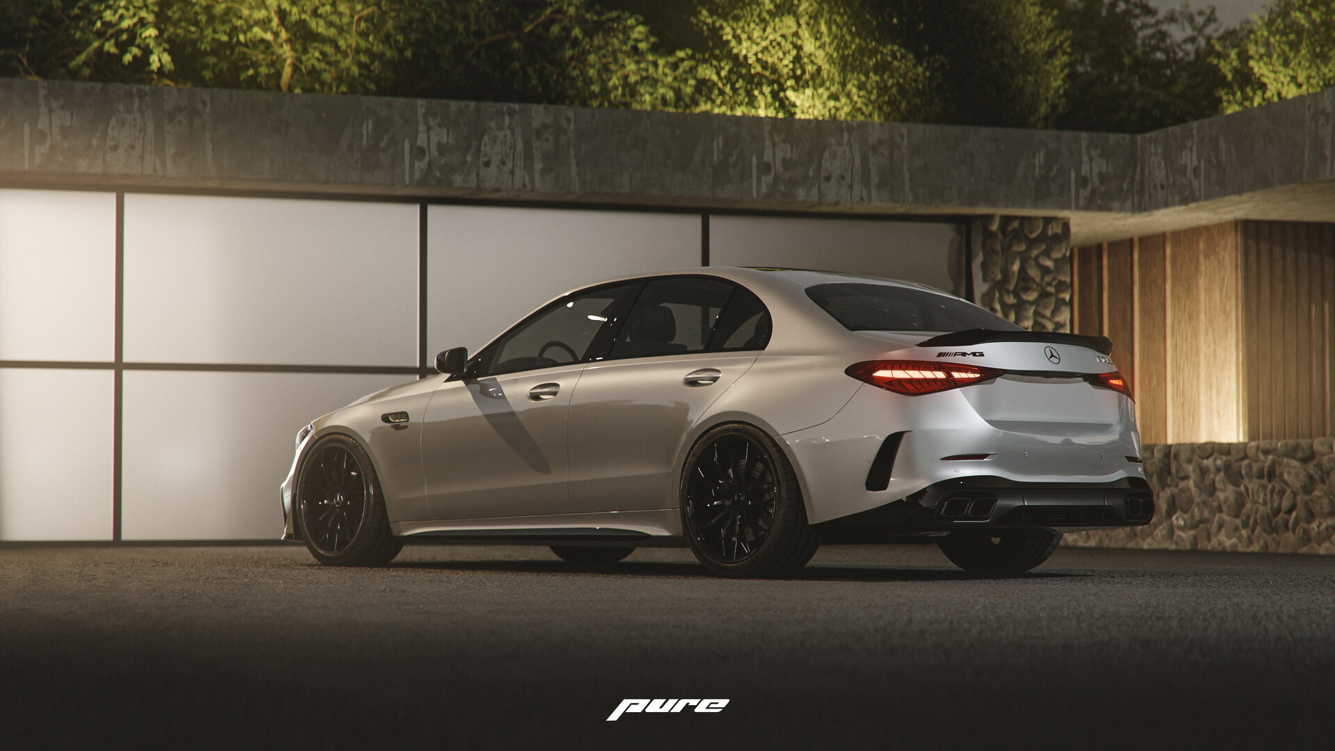 ArtStation - Mercedes-AMG C63S