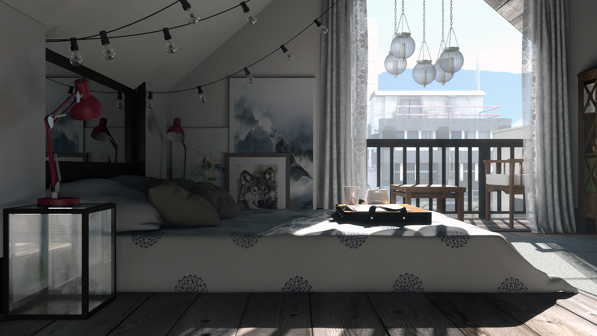 ArtStation - URBAN BEDROOM