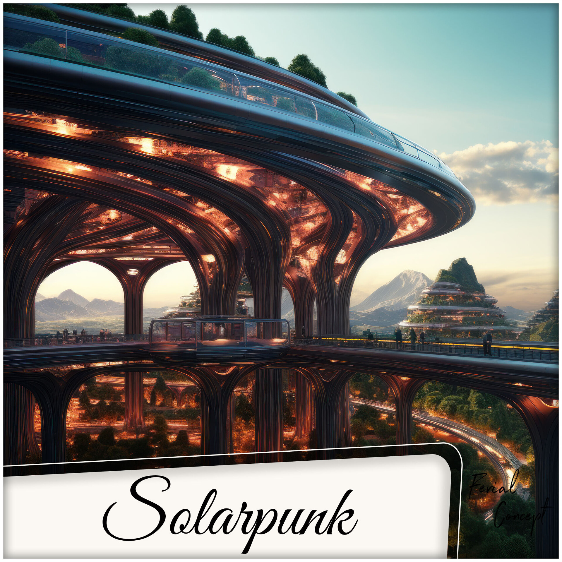 ArtStation - 🔹210 Solarpunk - Exterior Reference Image Pack v.14