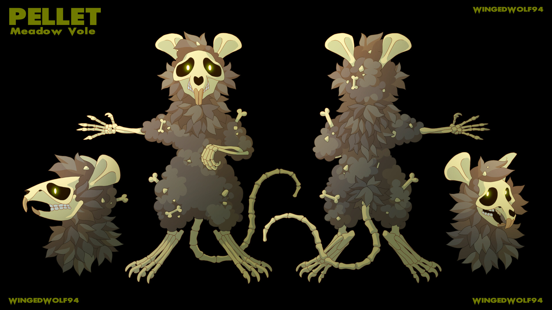 wingedwolf94 - Pellet the Meadow Vole Ghost