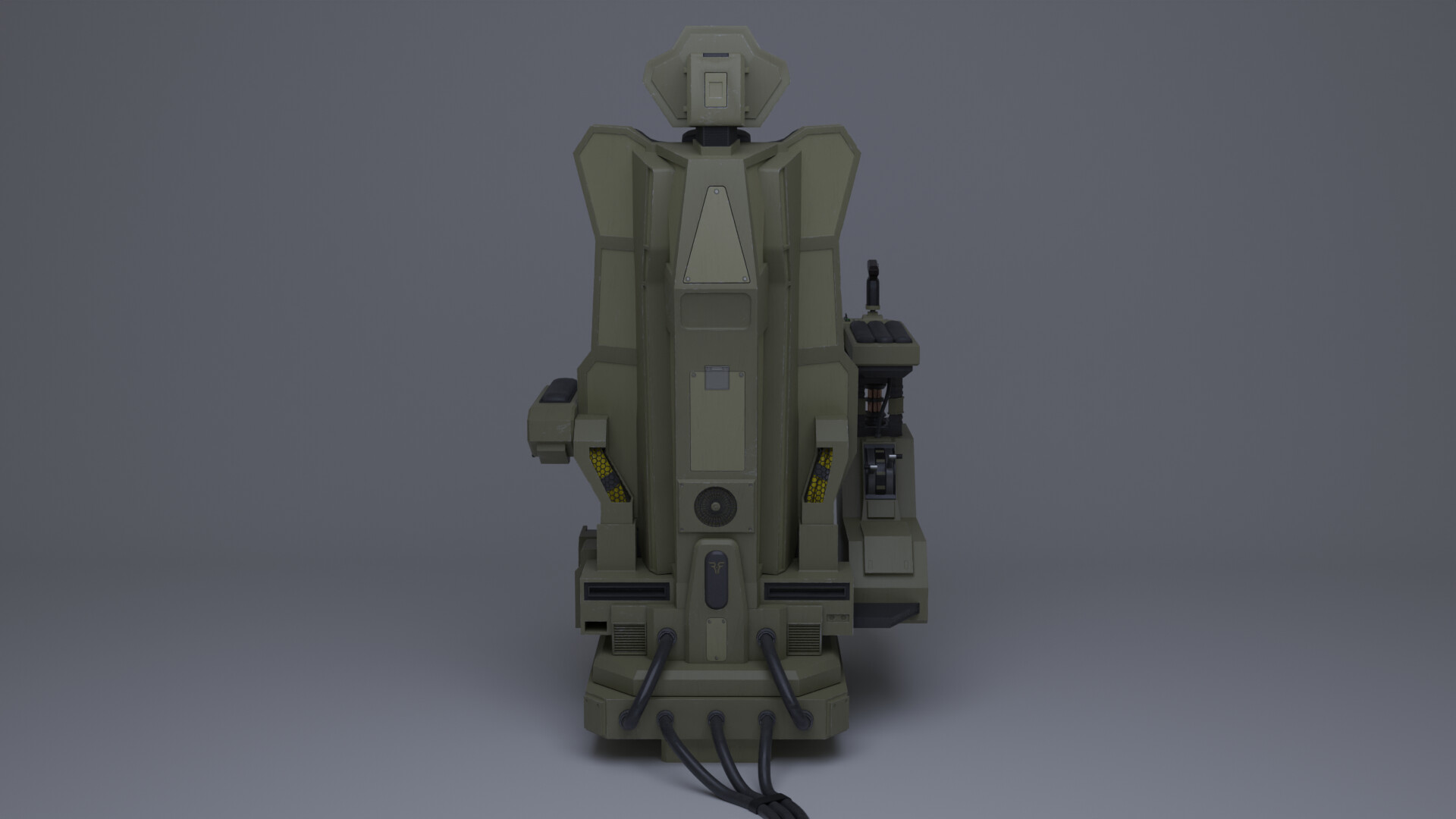 Szymon Wania - Sci-Fi Cockpit Chair