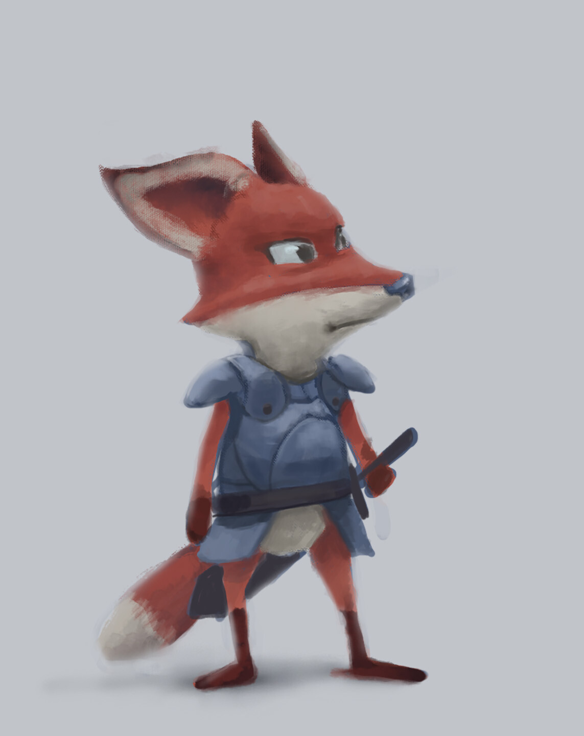 ArtStation - swordman fox