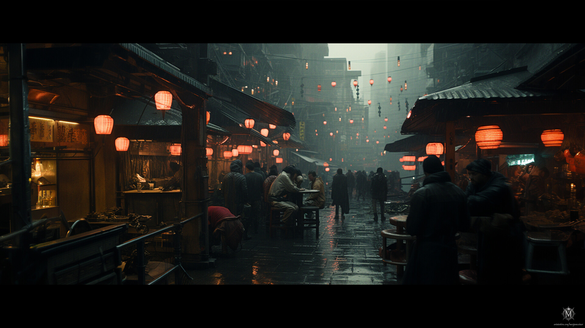 ArtStation - Chinatown, A Cyberpunk Concept