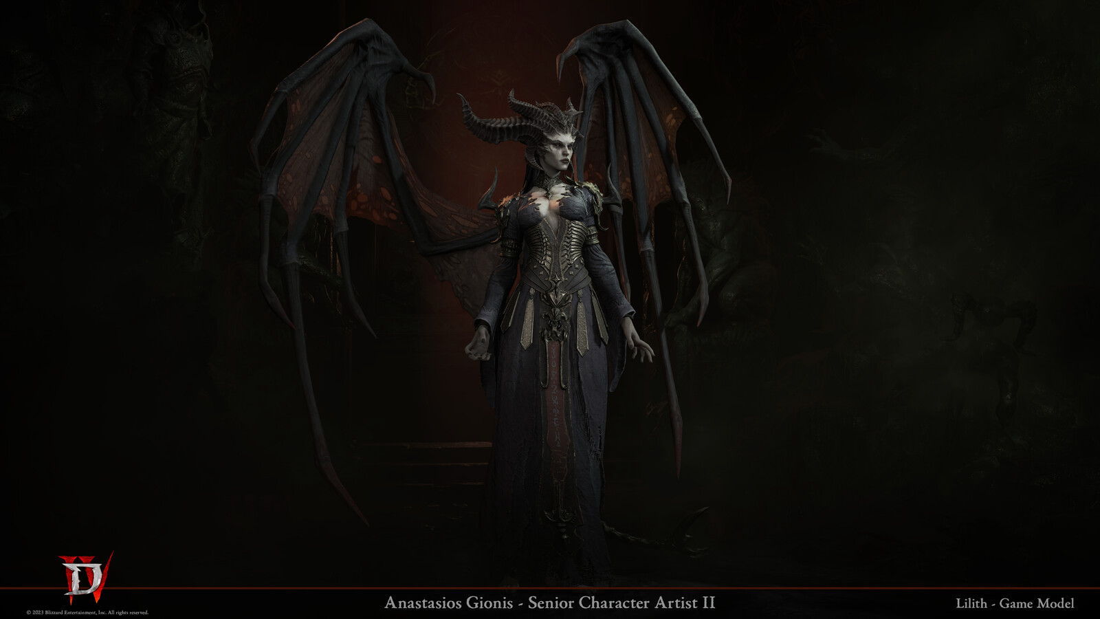 Anastasios Gionis - Diablo IV Lilith Game Model
