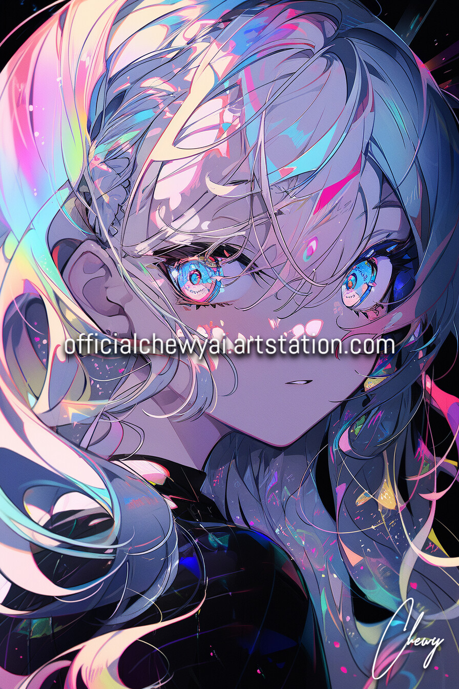 ArtStation - Colorful Abstract Girls (Part I)