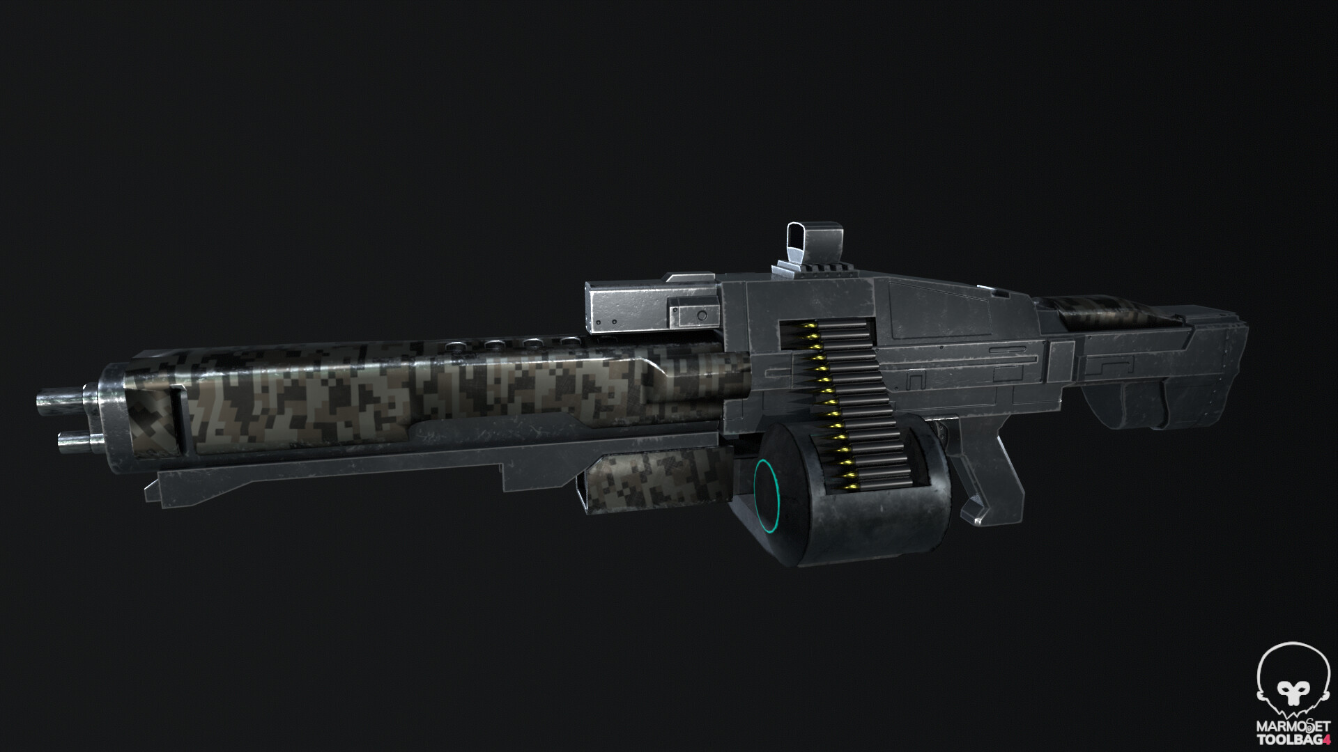 ArtStation - Heavy submachine gun