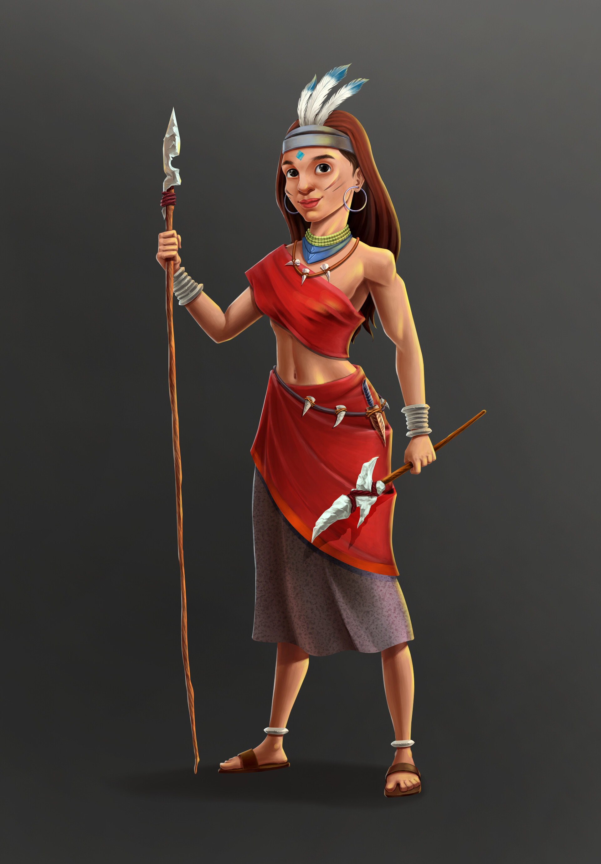 ArtStation - Tribal Queen