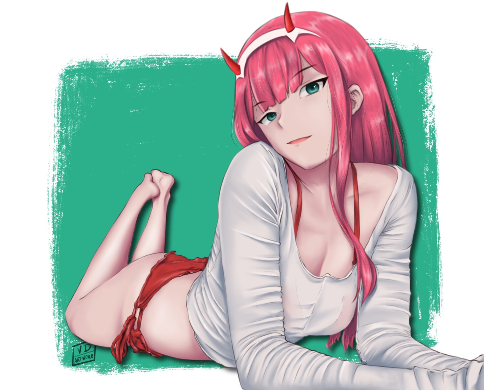 ArtStation - Zero Two Fanart