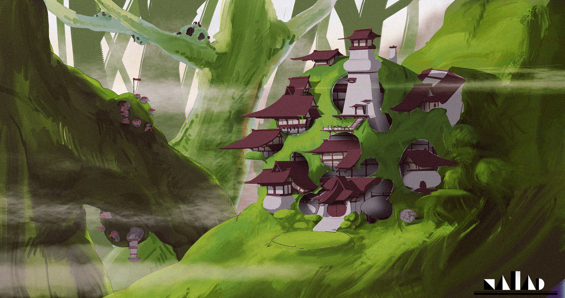ArtStation - Knob Tree Village