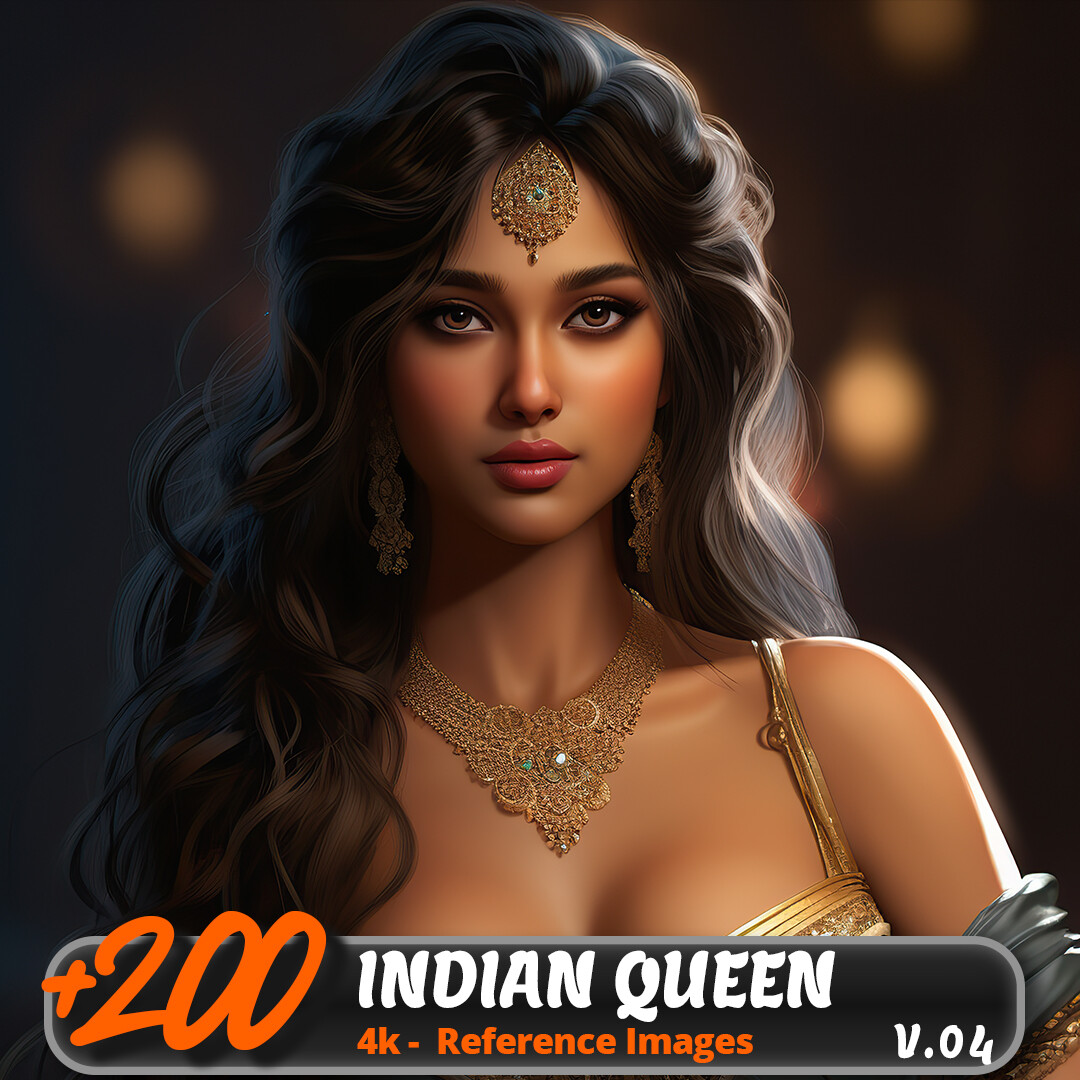 ArtStation - INDIAN QUEEN VOL.04/ 4K/ Reference Image