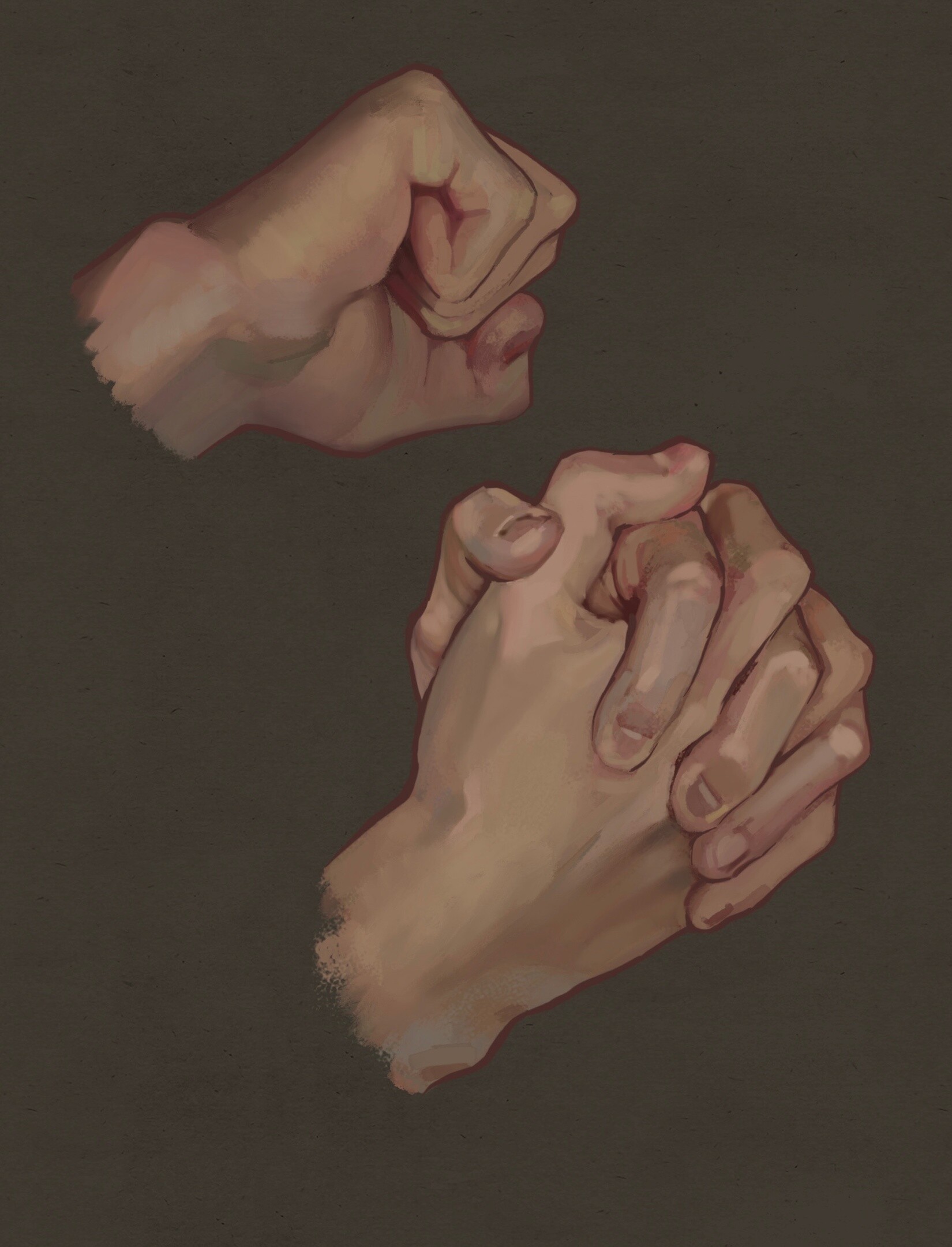 ArtStation - Hands sketches