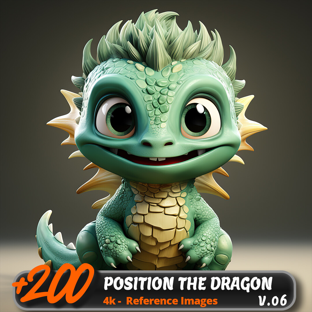 ArtStation - POSITION THE DRAGON VOL.06/ 4K/ Reference Image