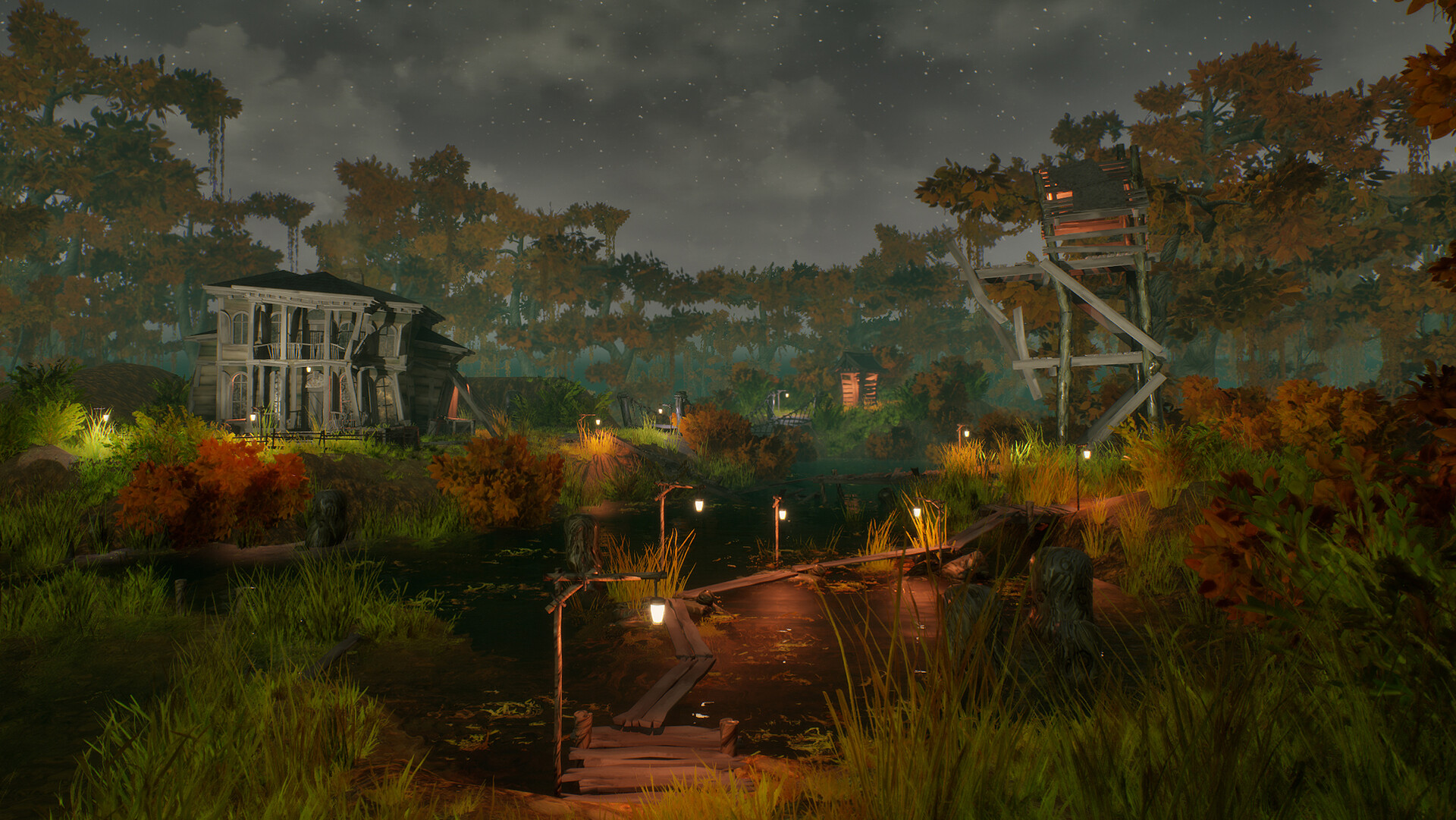 Viktor Maslenin - Stylized swamp environment