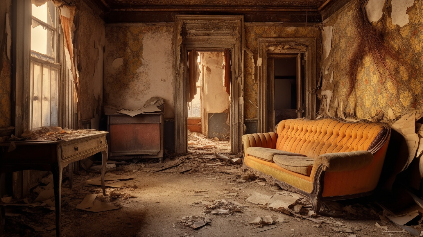 Concept Art - +230 Abandoned House Interior Reference Images (4k) | Vol_04