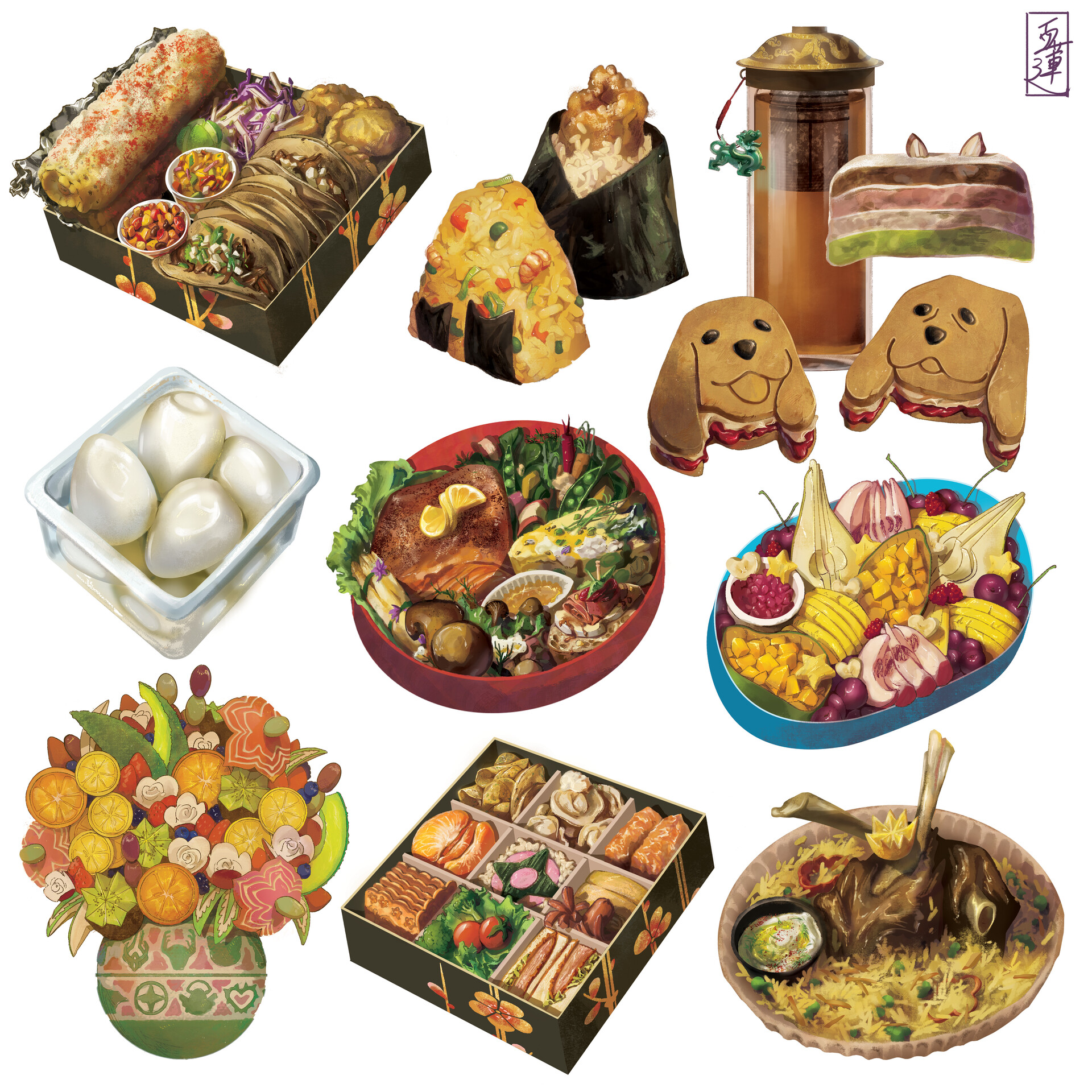 ArtStation - Food Design