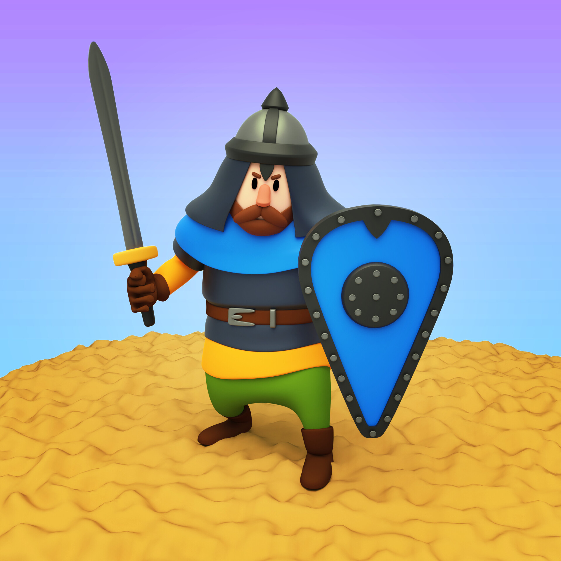 ArtStation - Desert Soldier =)