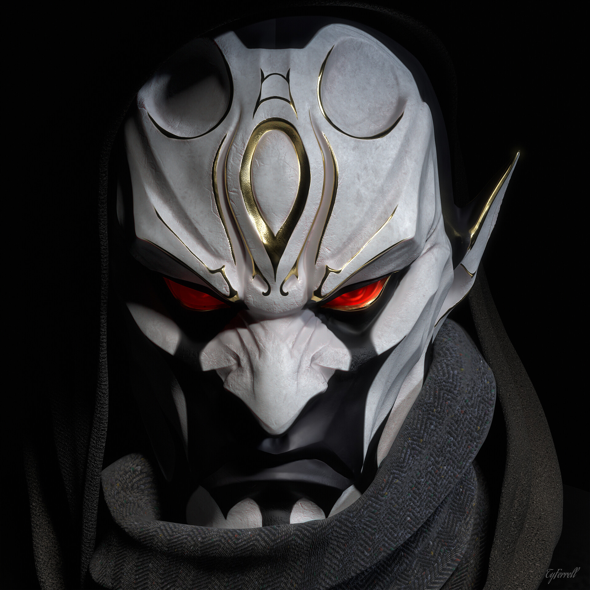 ArtStation - One-of-Eight, A Character for a Dark Fantasy Series