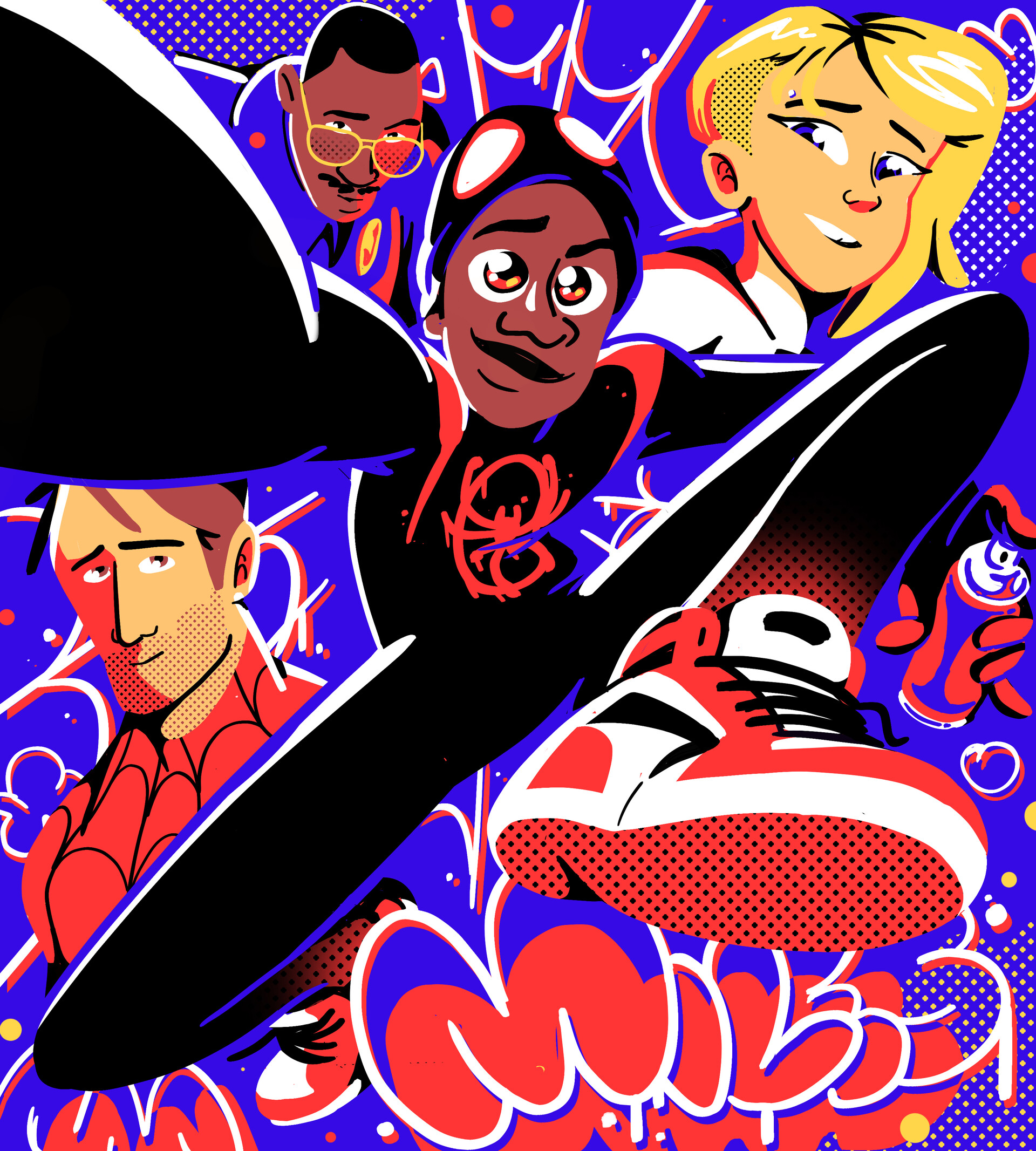ArtStation - Miles Morales: Into the FanArt-Verse design