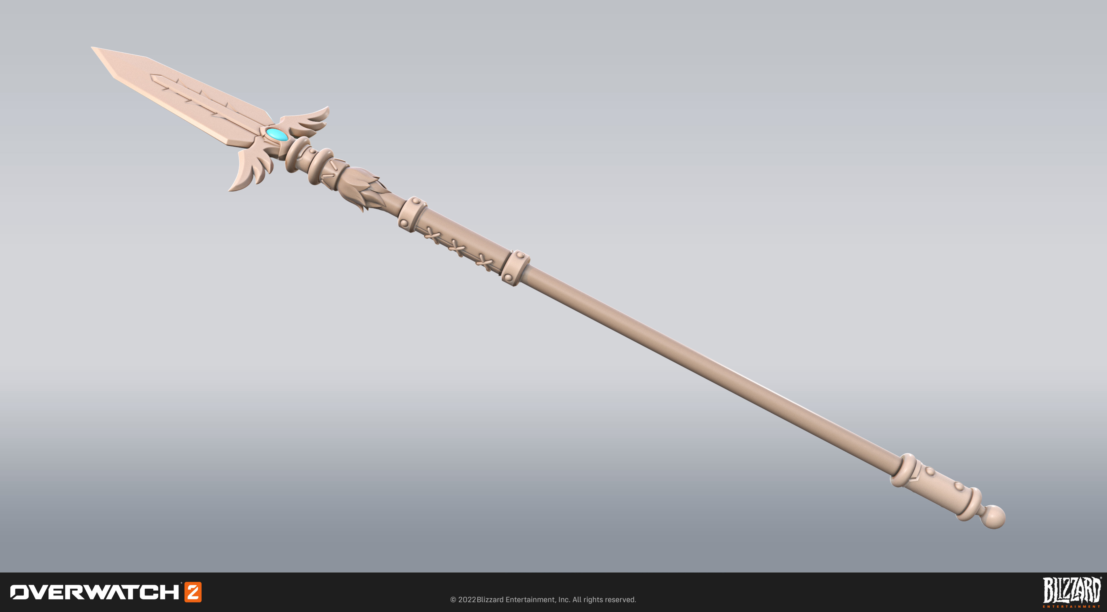 Benjamin Oman - OVERWATCH 2 - Orisa 'Gr-iffon' Spear Weapon Skin