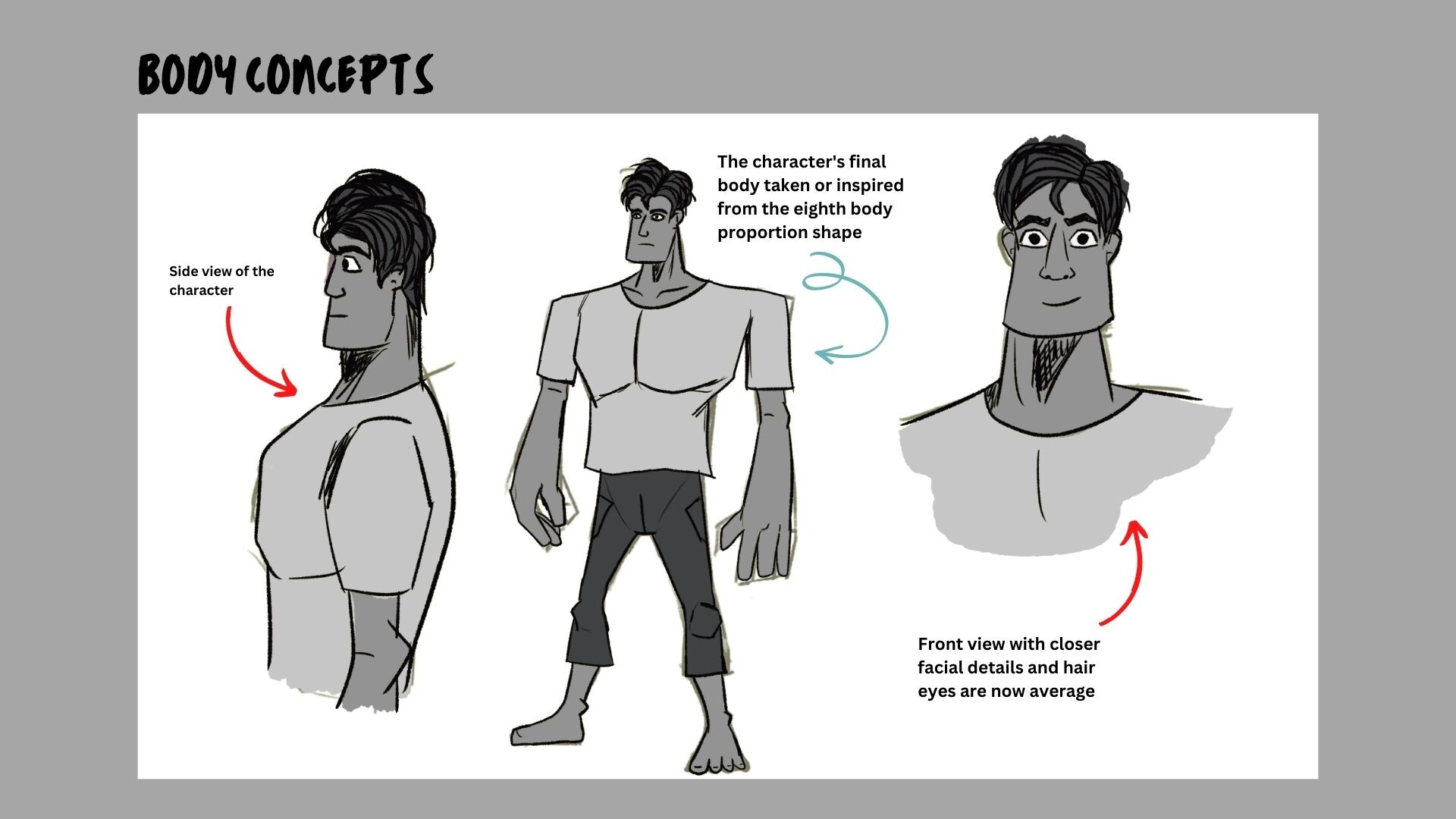 ArtStation - Body proportion concept