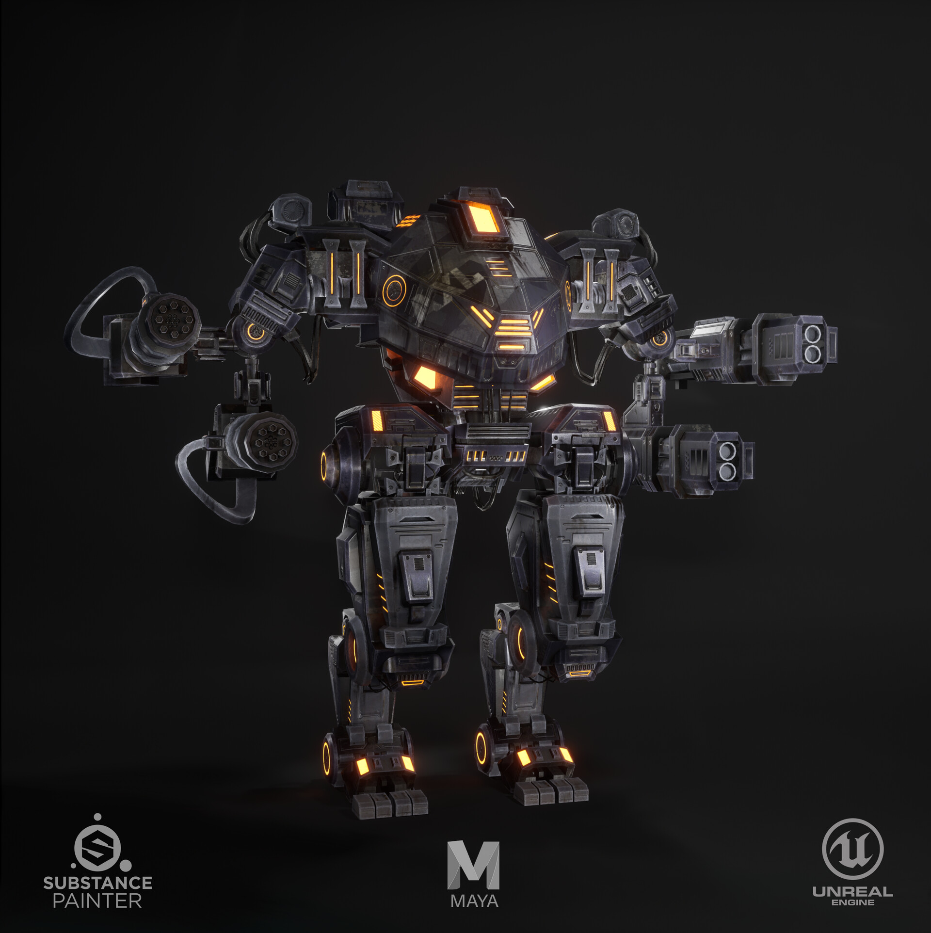 Maria Magdi (Riaa) - Attacking Mech ( ventri company - AXL game )