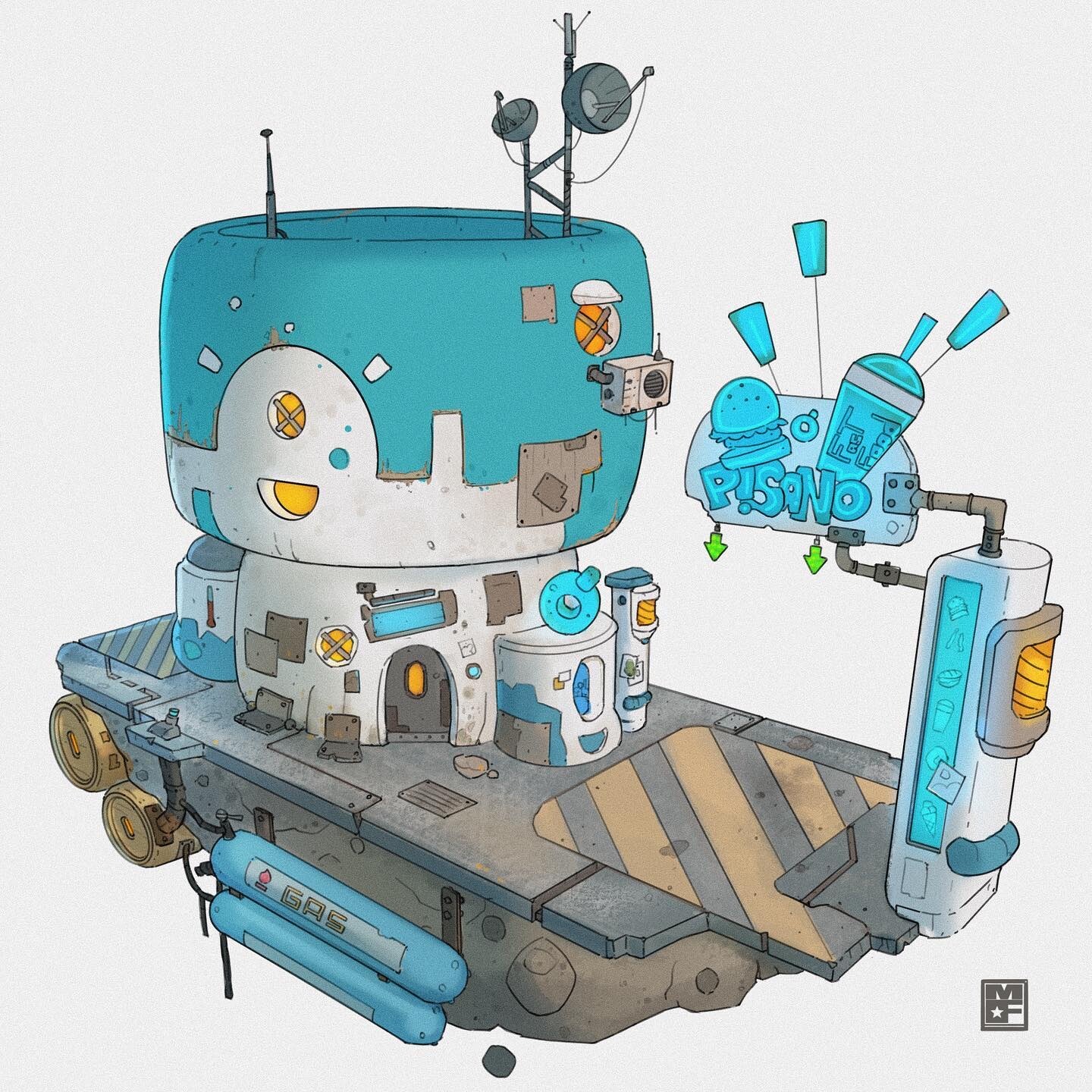 ArtStation - Space fast food