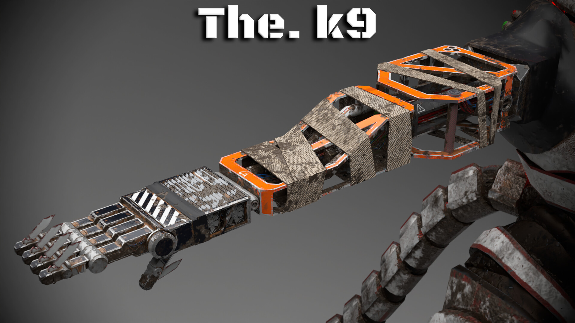 ArtStation - robot arm. K9