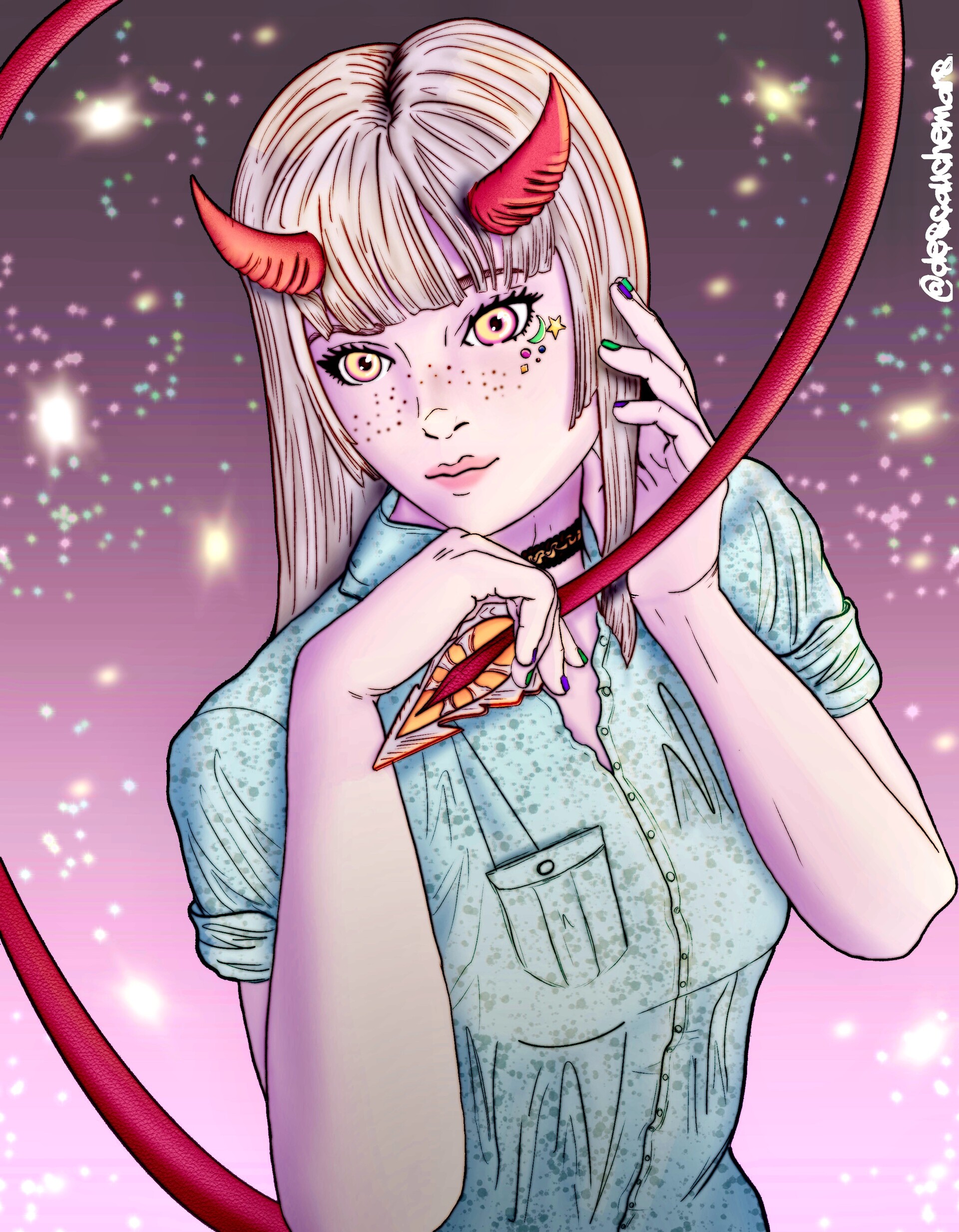 ArtStation - Sparkly Devil