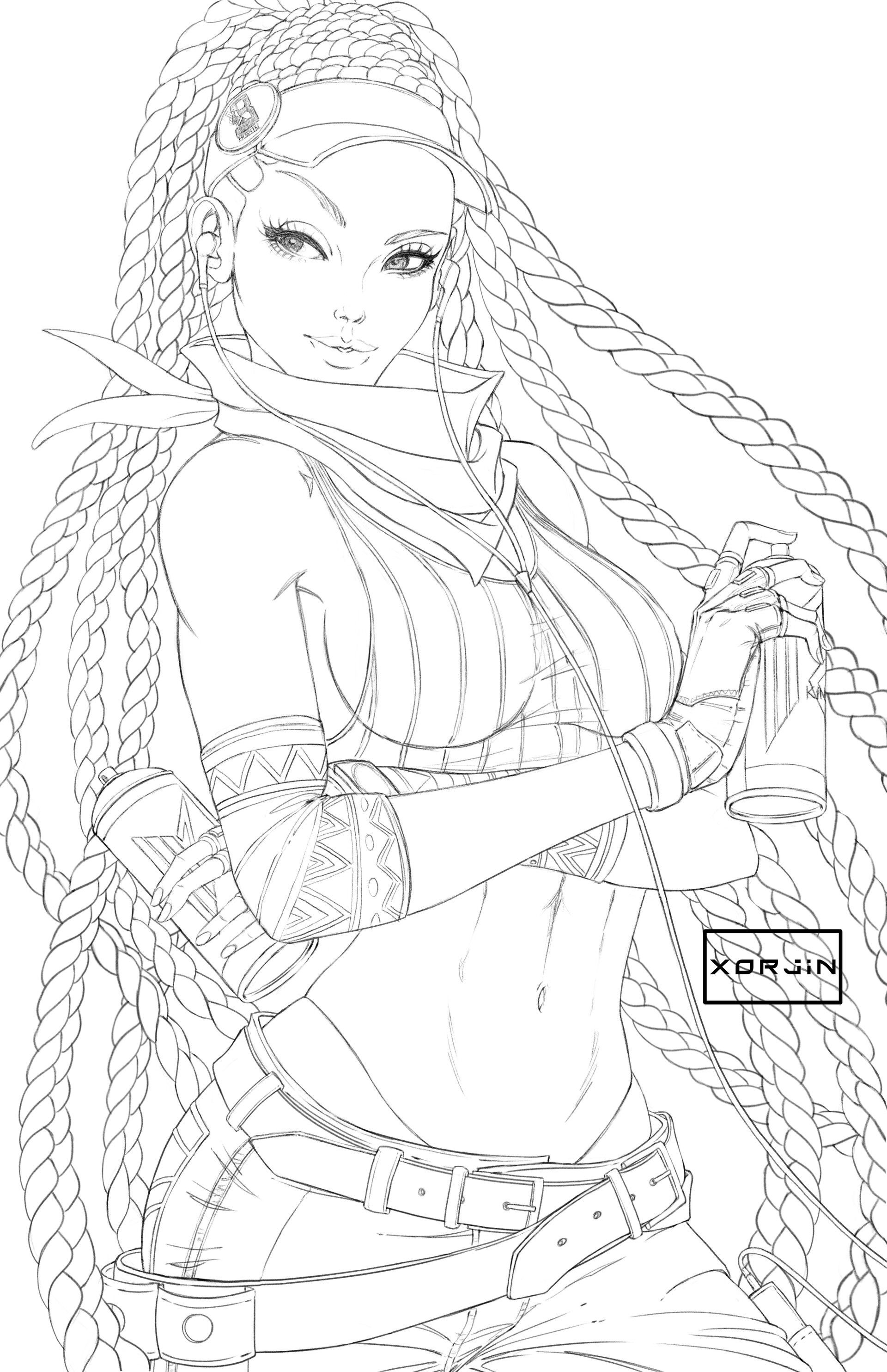 street fighter 6 coloring pages