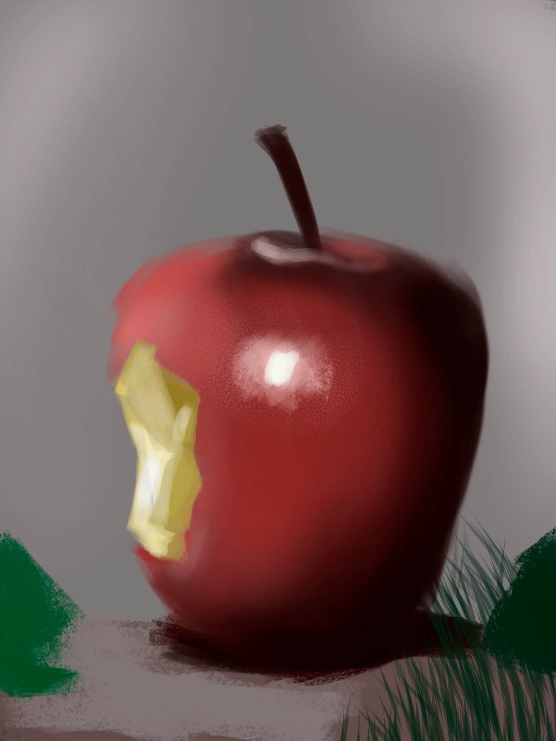 ArtStation - Color Study with Apple