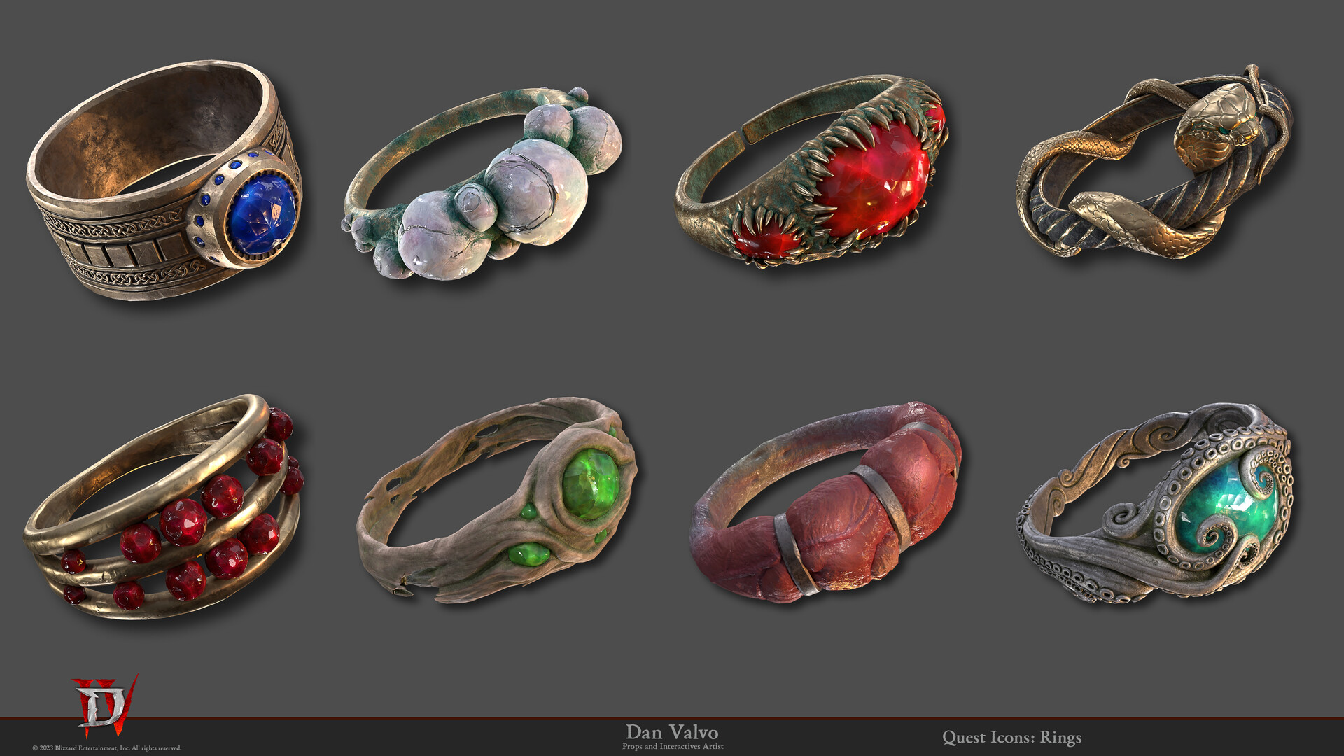Dan Valvo - Diablo IV Rings
