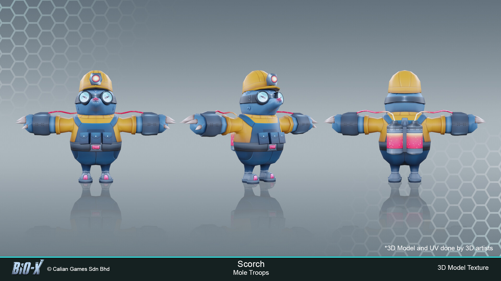 Wen Chyi Ng - Mole Character and Handpainted Texture