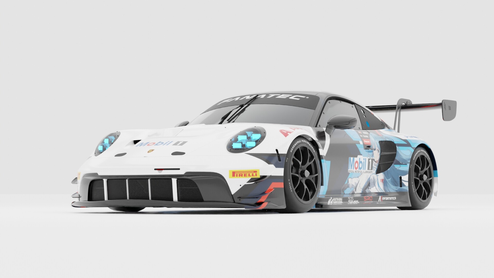 Porsche 992 GT3 Mobil1 livery [ACC] by HONGWORKS Design — ProUser.Me