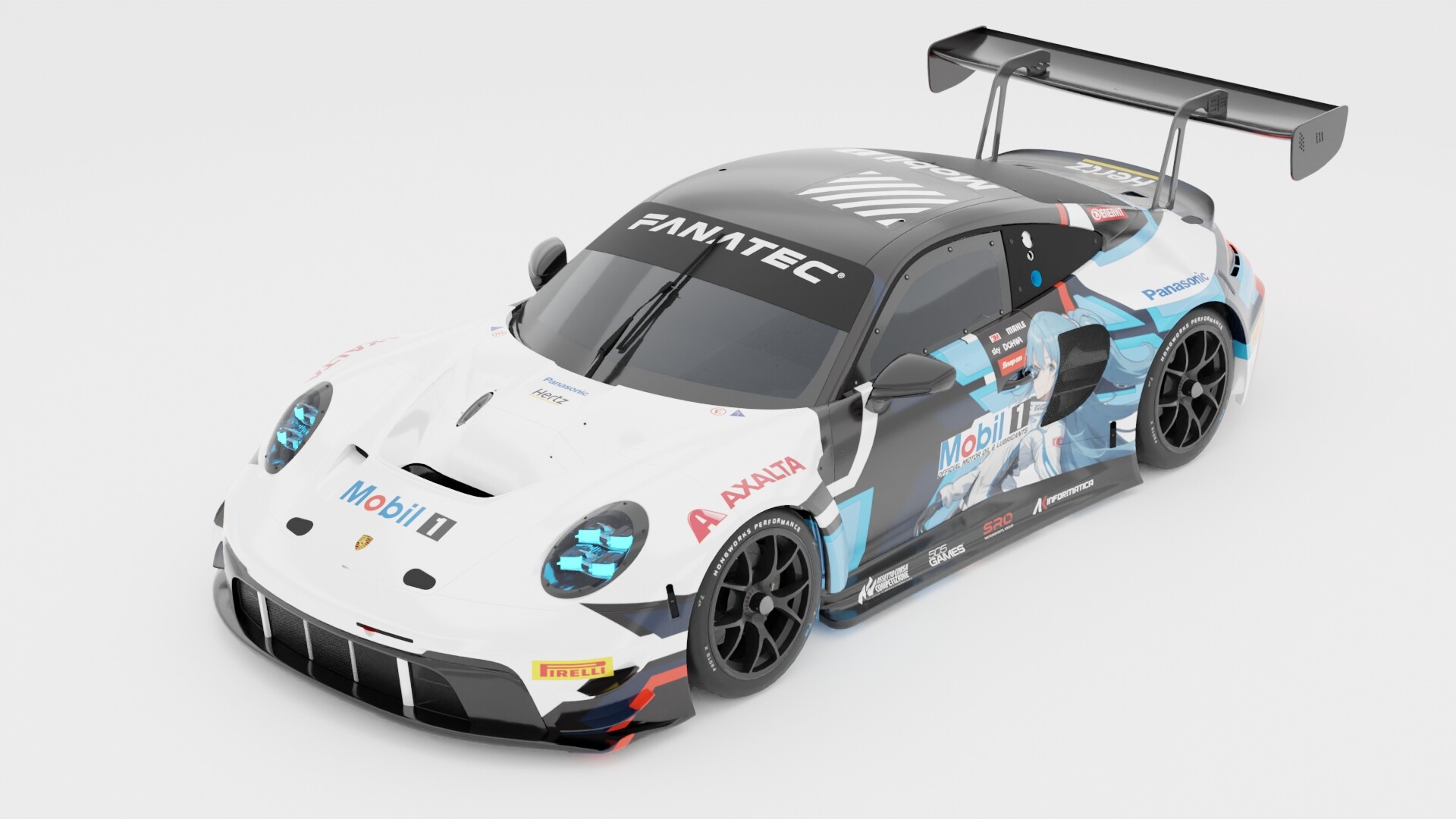Porsche 992 GT3 Mobil1 livery [ACC] by HONGWORKS Design — ProUser.Me