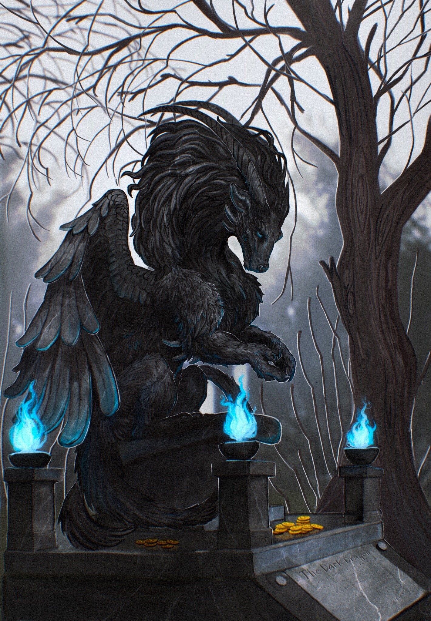 ArtStation - The Dark Dragon