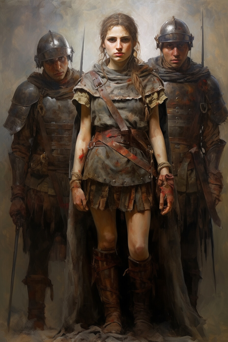 ArtStation - Captive rebelion girl