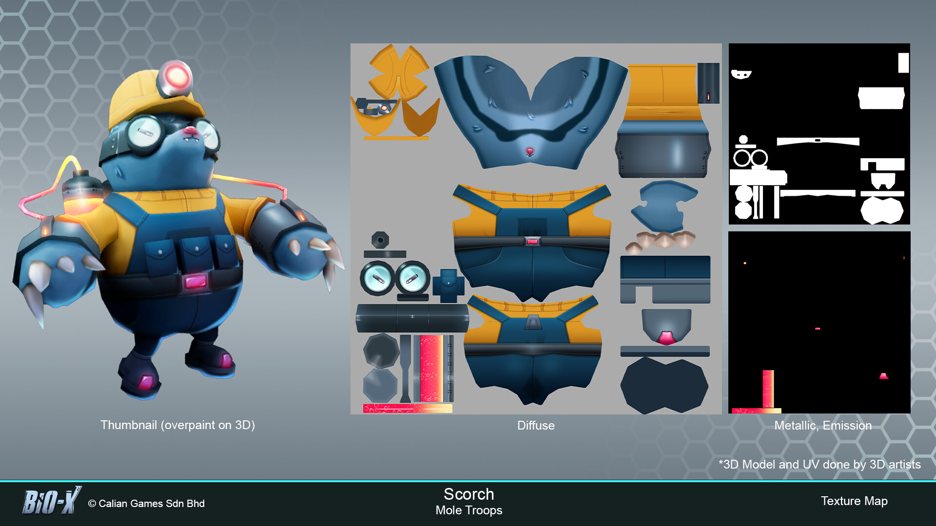 Wen Chyi Ng - Mole Character and Handpainted Texture