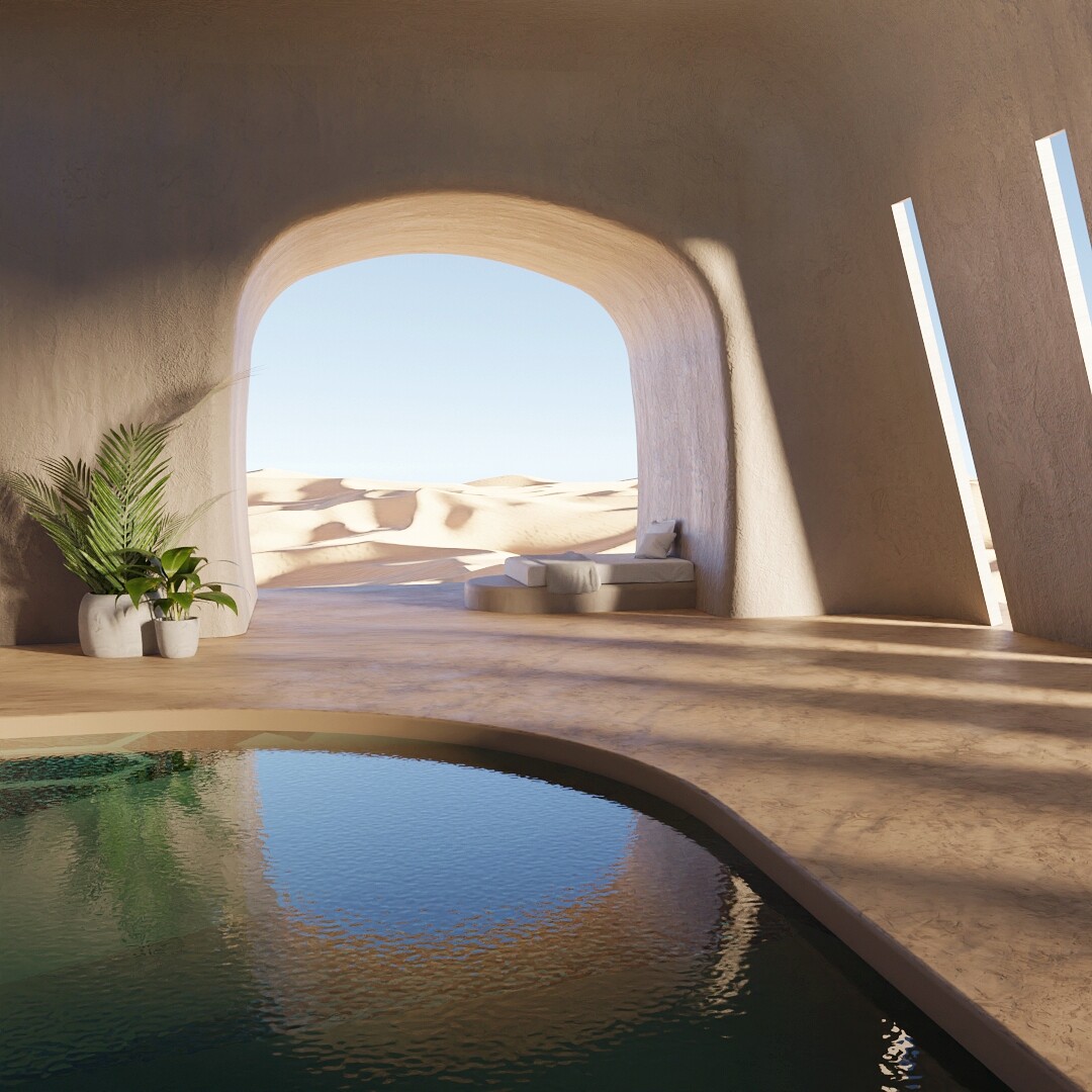 ArtStation - Desert Resort